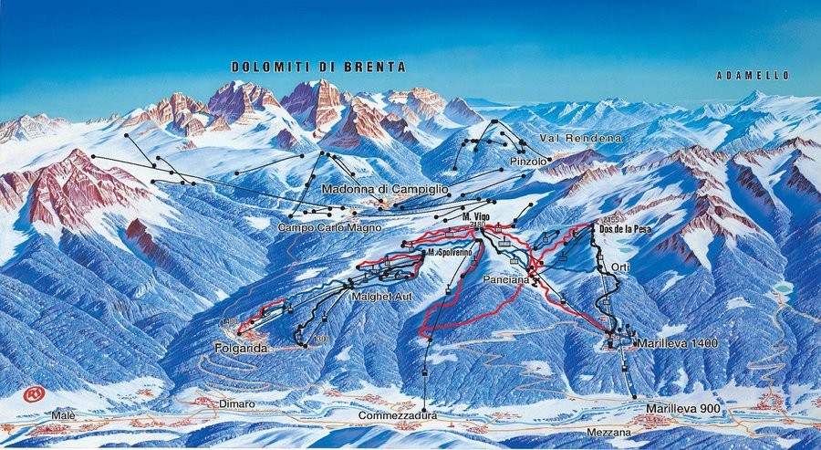 Folgarida Marilleva / Tridentsko – Horní Adiže (IT) | CK Petr's